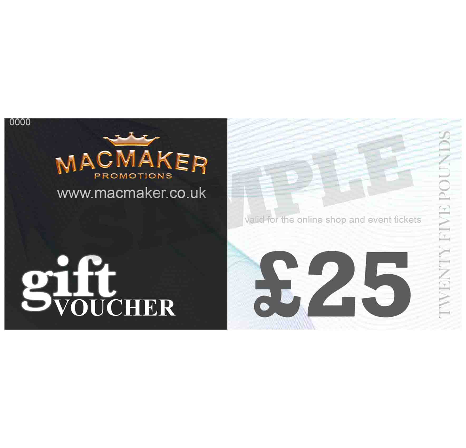 £25 Gift Voucher - Macmaker Promotions